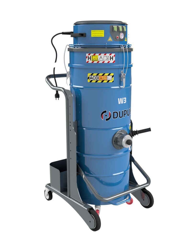 W3 ACD - compact industrial vacuum cleaner rated ACD for combustible ...